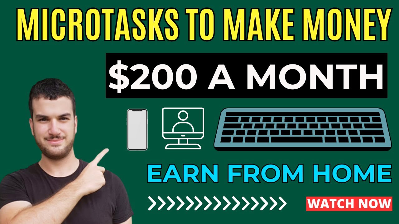 Microtask Job Sites To Earn Easy Money Online - Earn Money From Home ...
