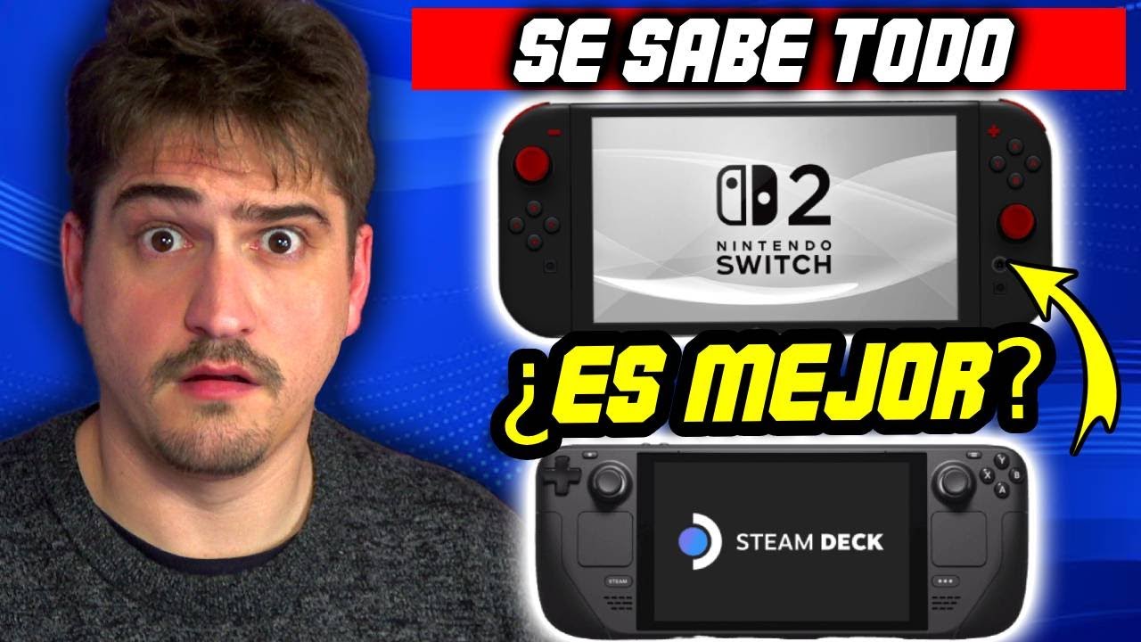 🔴 La FILTRACIÓN MASIVA de Nintendo SWITCH 2 ¿ ES MEJOR QUE STEAM DECK ...