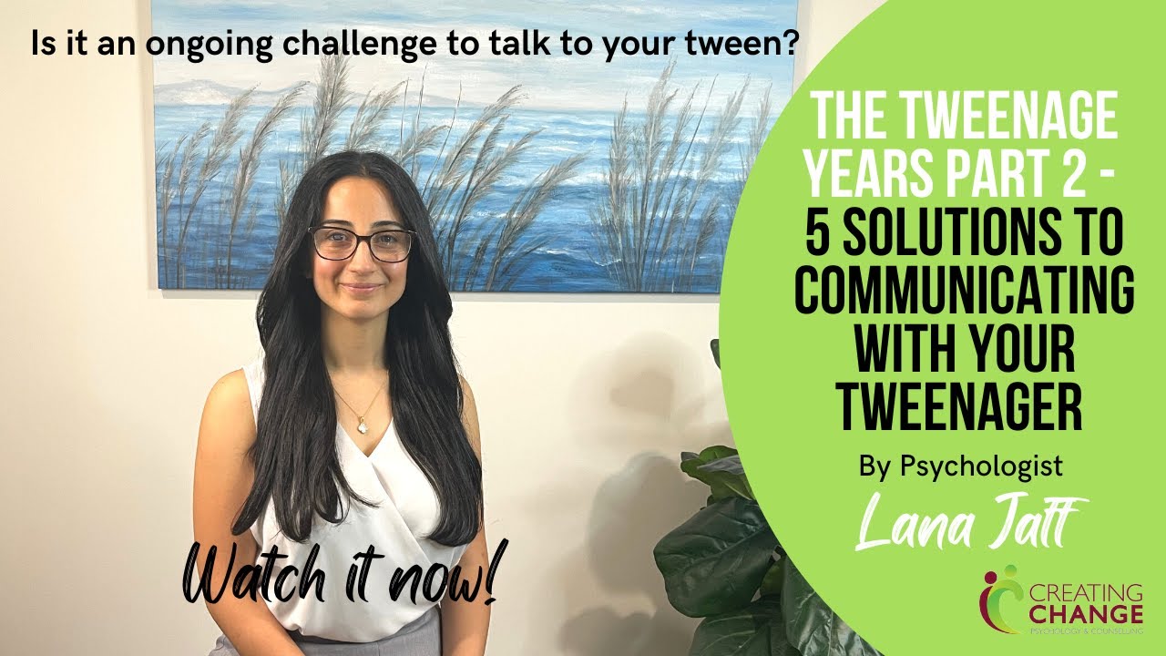 The Tweenage Years Part 2 - 5 Solutions to Communicate with your Tween ...