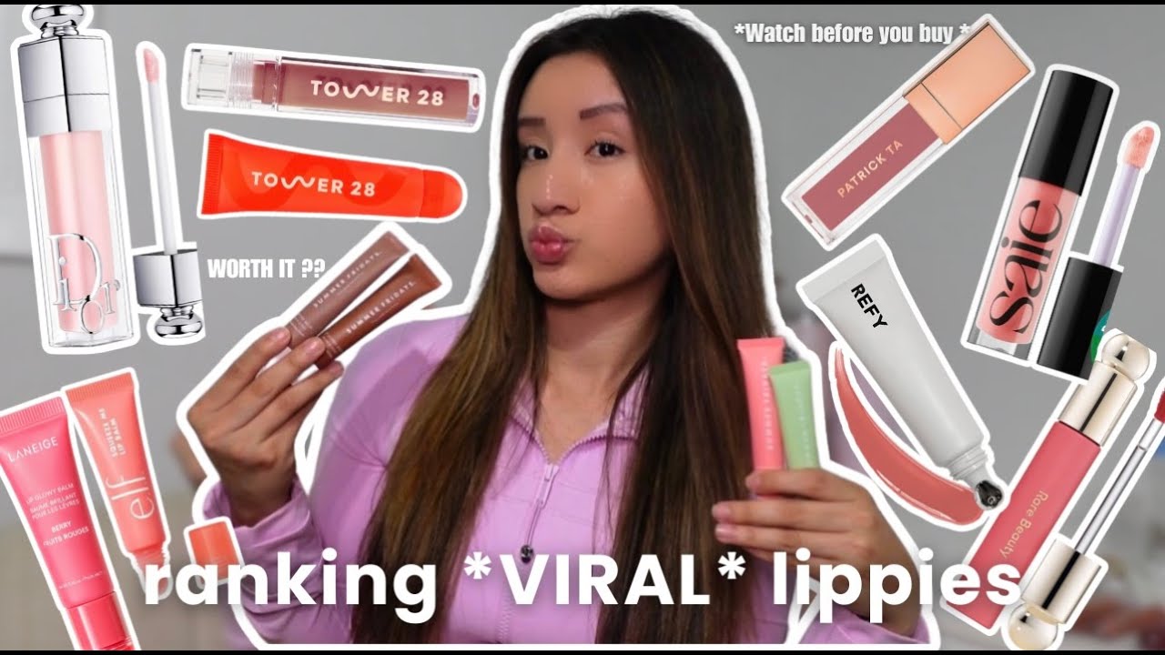 RANKING VIRAL LIP PRODUCTS | watch BEFORE you buy!! - YouTube