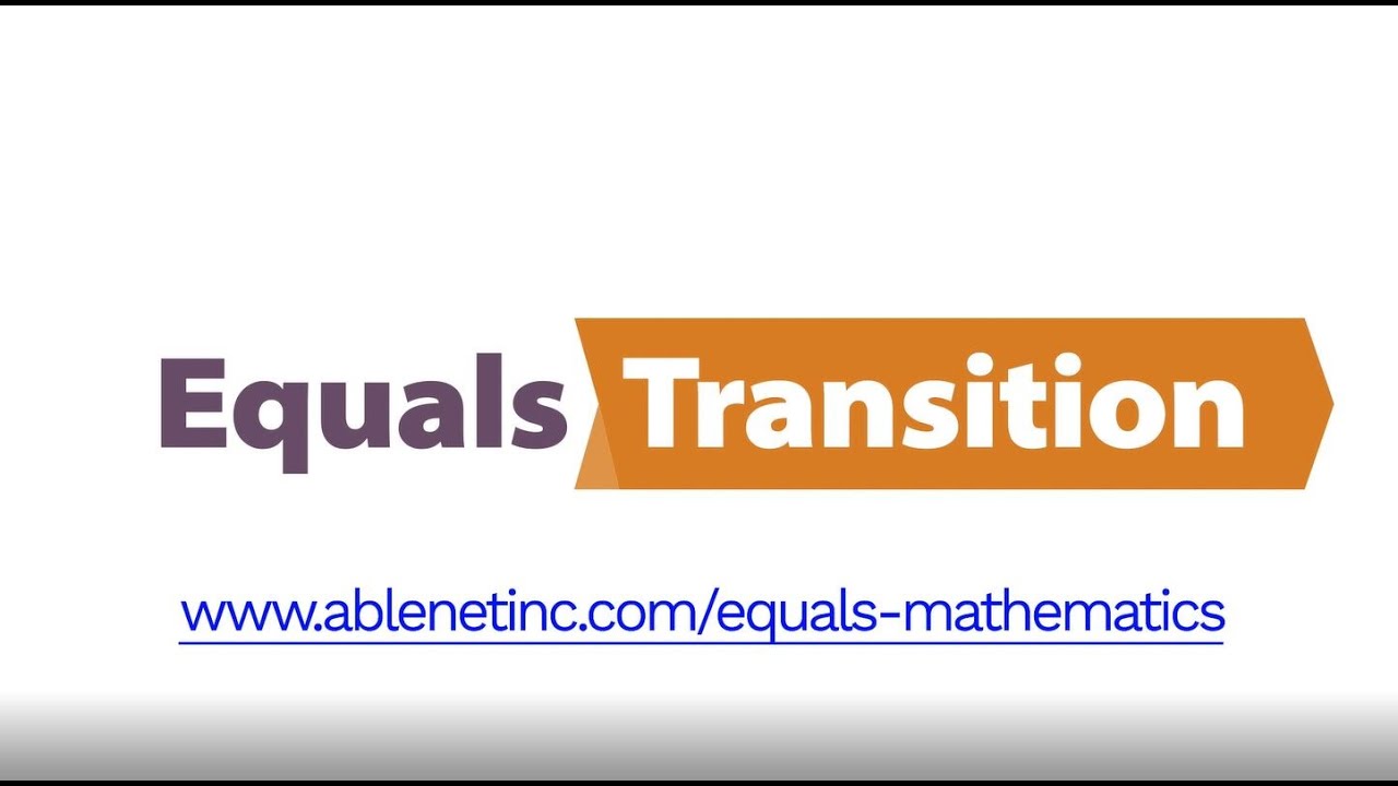 Equals Transition math - YouTube
