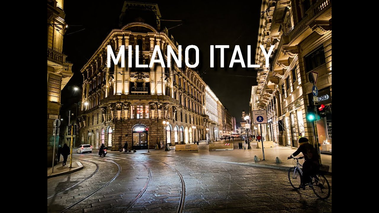 Italy Streets At Night