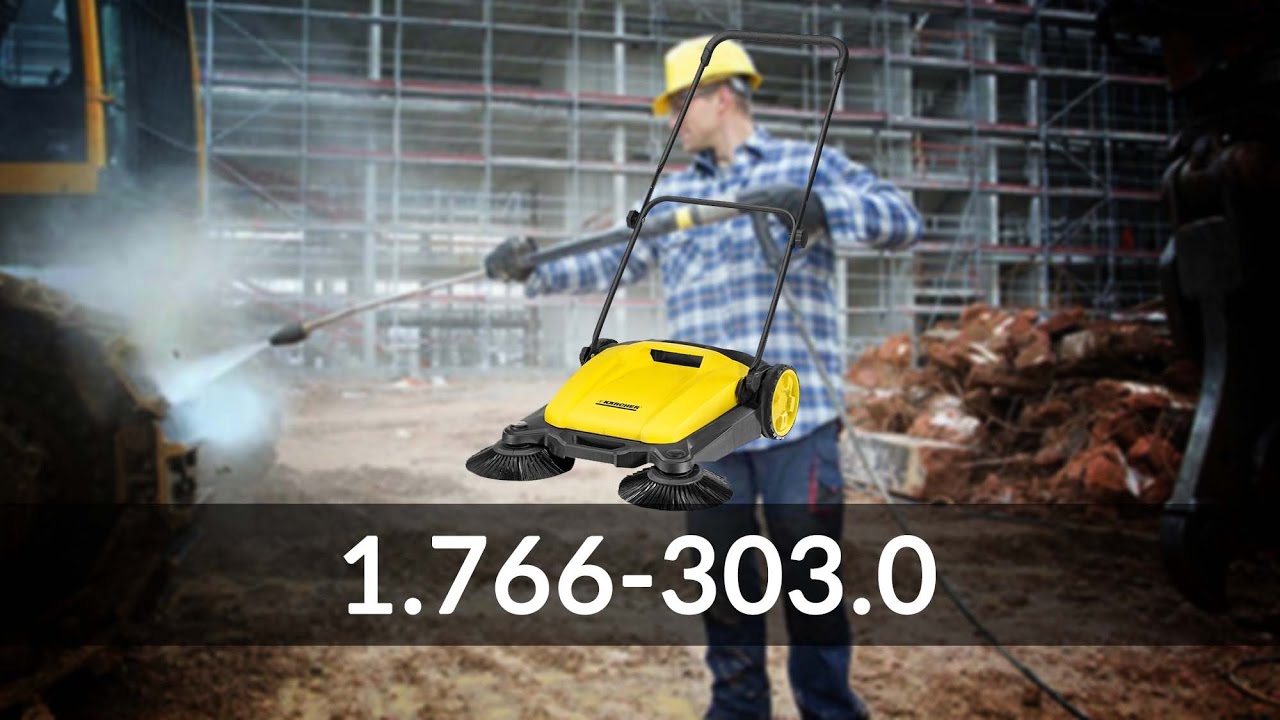 S650 Karcher 1.766-303.0 Manual Sweeper - YouTube