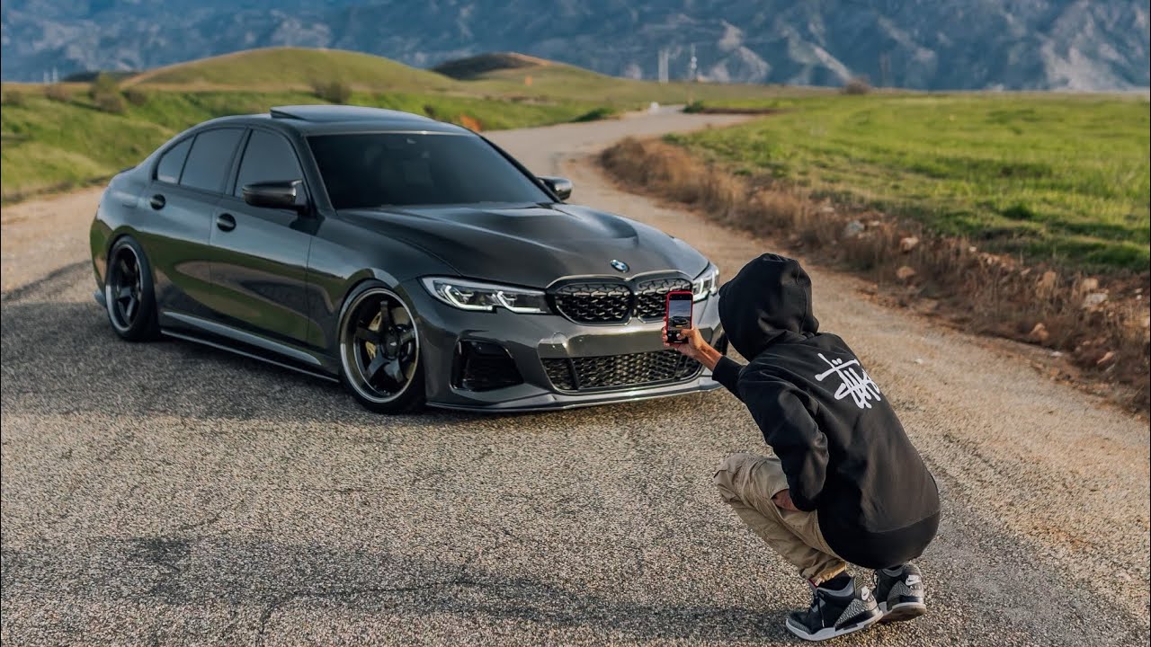M340i Shoot On The New Wheels | Drift Day Prep - YouTube