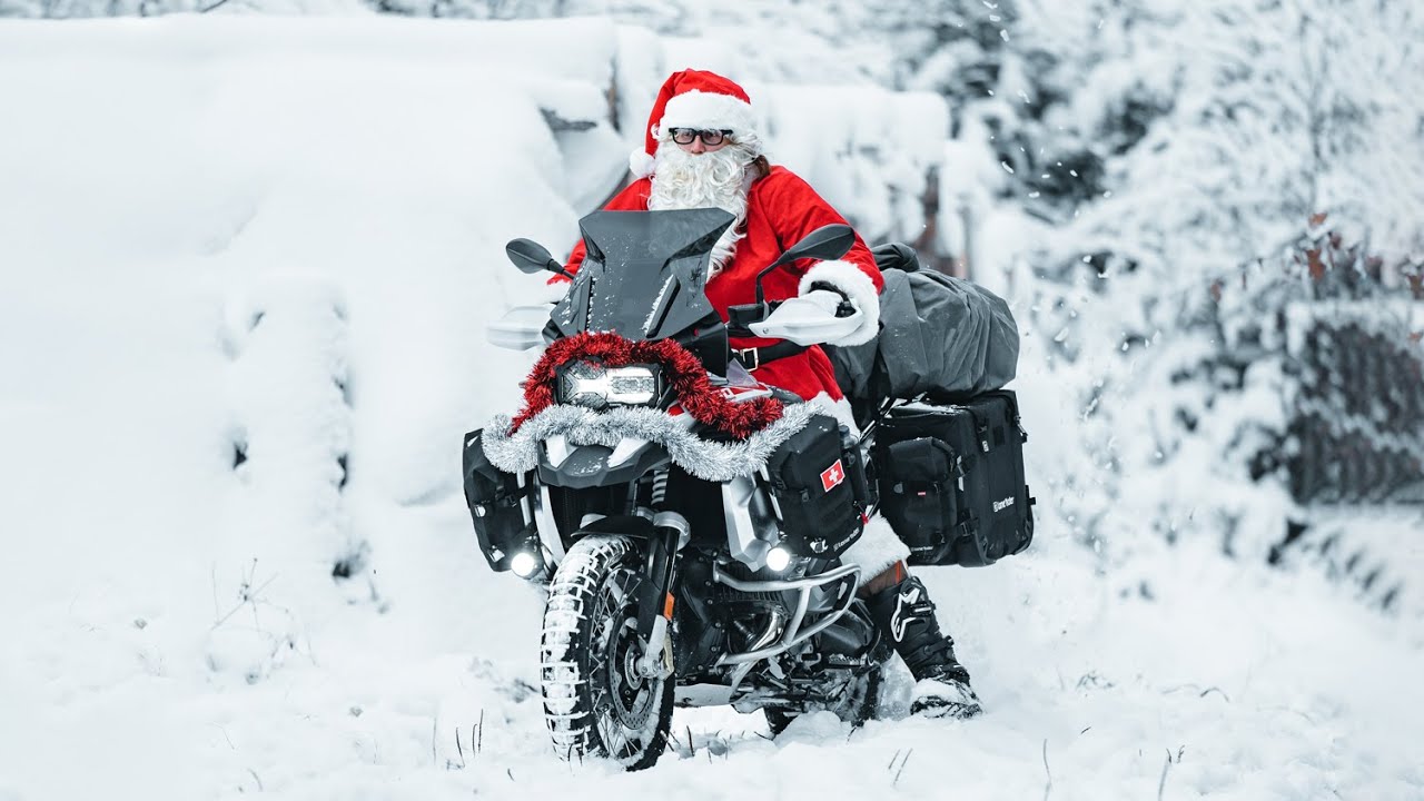 Santa brings the BEST presents for MOTORCYCLISTS! - YouTube