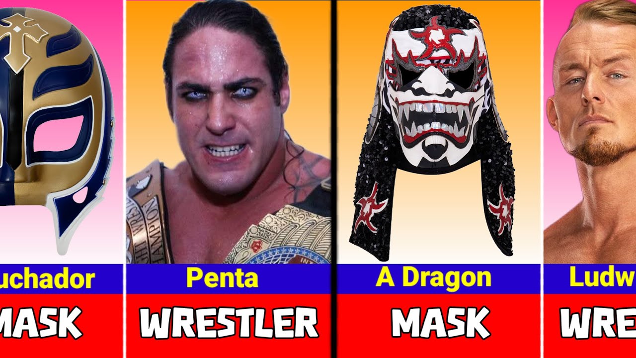 WWE Wrestler And Their Mask Names - YouTube
