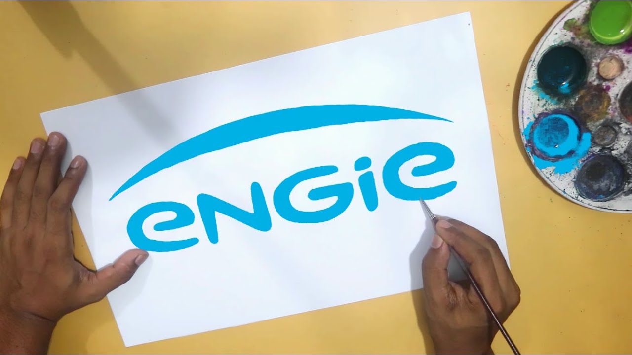 How to draw the Engie logo - YouTube