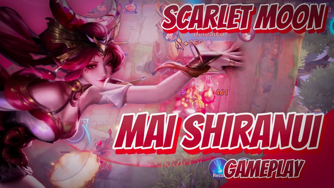 Mai Shiranui - Scarlett Moon | Flash Combos | Build and Arcana | Honor of Kings | HoK - YouTube