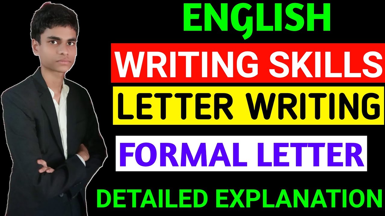 Formal Letter | Letter Writing | English | Writing skills | Detailed ...