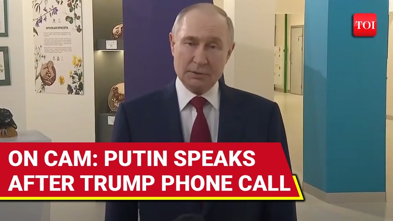 FULL: Putin Speech In English After Marathon Trump Phone Call; 'Ukraine ...