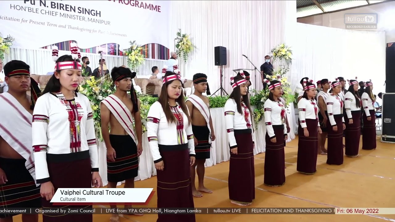 Vaiphei cultural troupe - YouTube