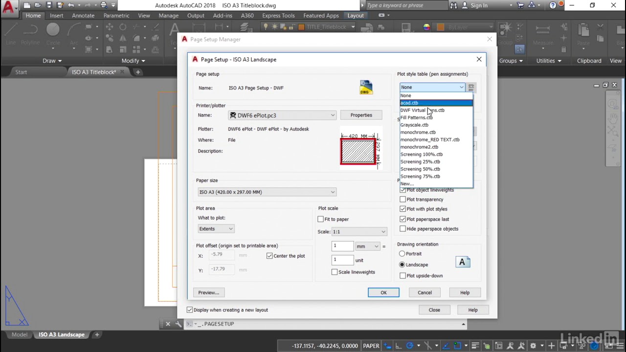 AutoCAD Tutorial Setting A Simple Page Setup YouTube autocad-tutorial-setting-a-simple-page-setup-youtube