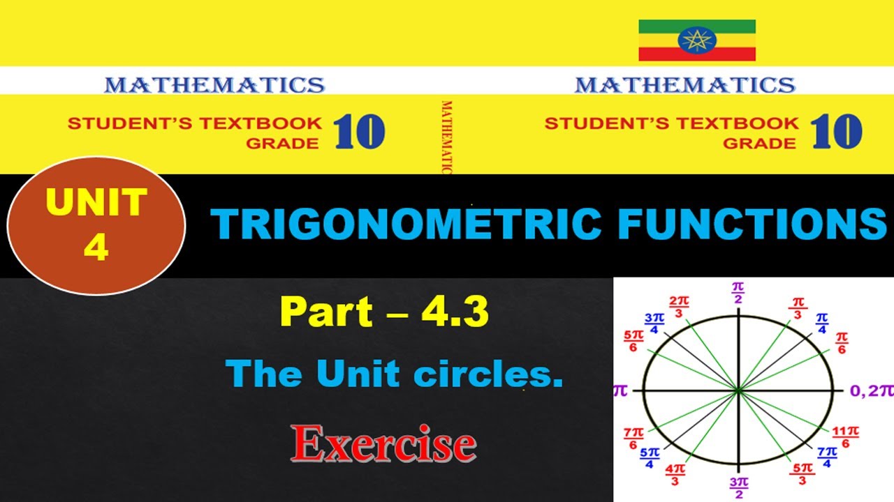 New Curriculum Grade 10 mathematics Tutorial unit 4 part 3/ The Unit ...