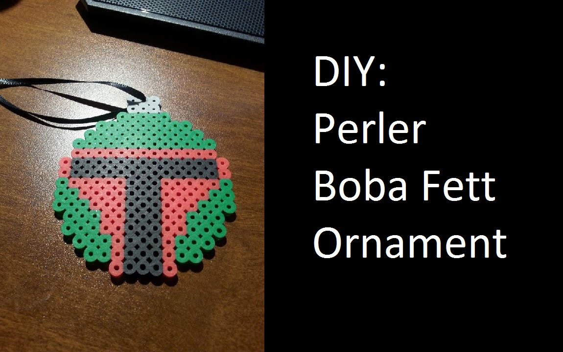 DIY: Perler Boba Fett Ornament - YouTube