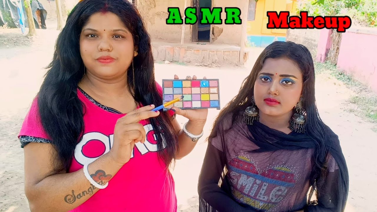 ASMR~ Doing My Sister Tribal Makeup (Roleplay) - YouTube