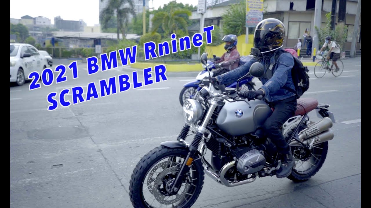 BMW RnineT 2021 Launch : BMW RnineT Scrambler Demo - YouTube