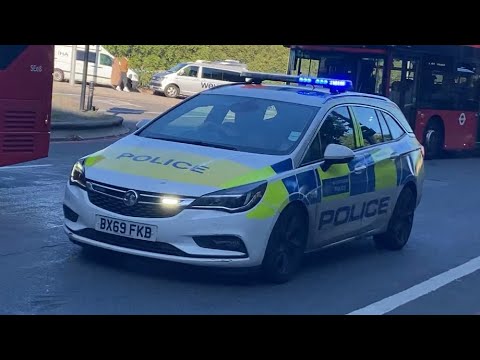 Metropolitan Police ERPT Vehicles Responding around London