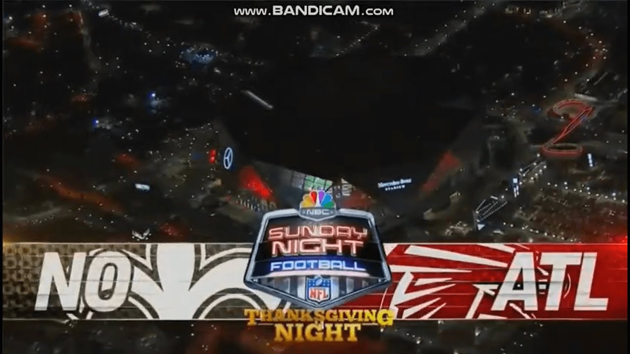 NBC NFL intro | NO@ATL | 11/28/19 - YouTube