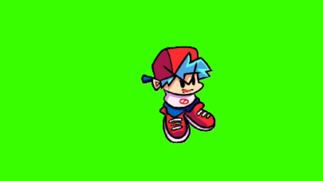 fnf boyfriend rait green screan - YouTube