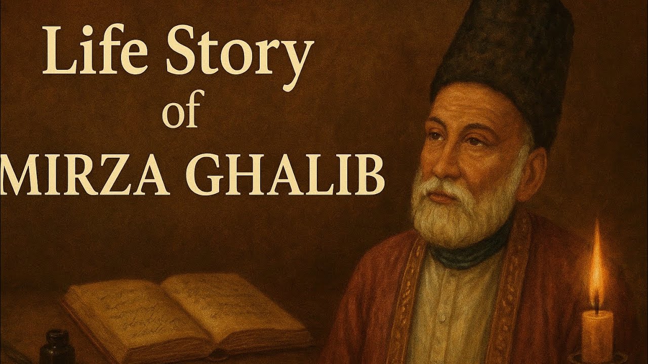 The Life Story of Mirza Ghalib – The Soul of Urdu Poetry - YouTube