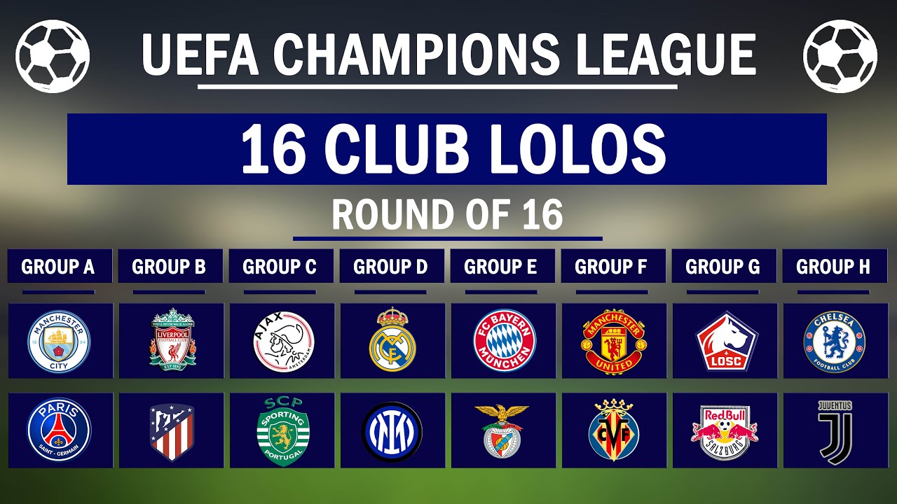 16 BESAR LIGA CHAMPION 2021 - 2022 - YouTube