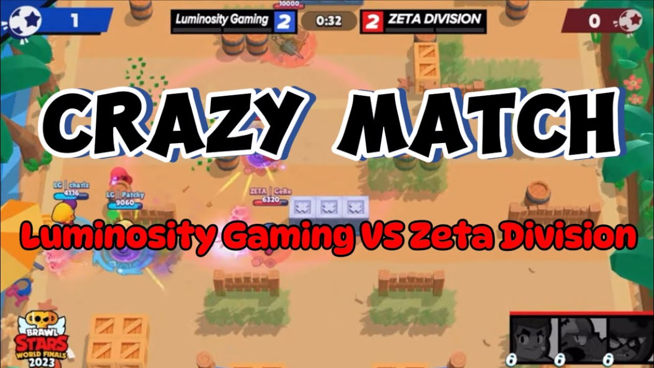 CRAZY MATCH IN WORLD FINALS (BRAWL STARS) Luminosity Gaming VS Zeta ...