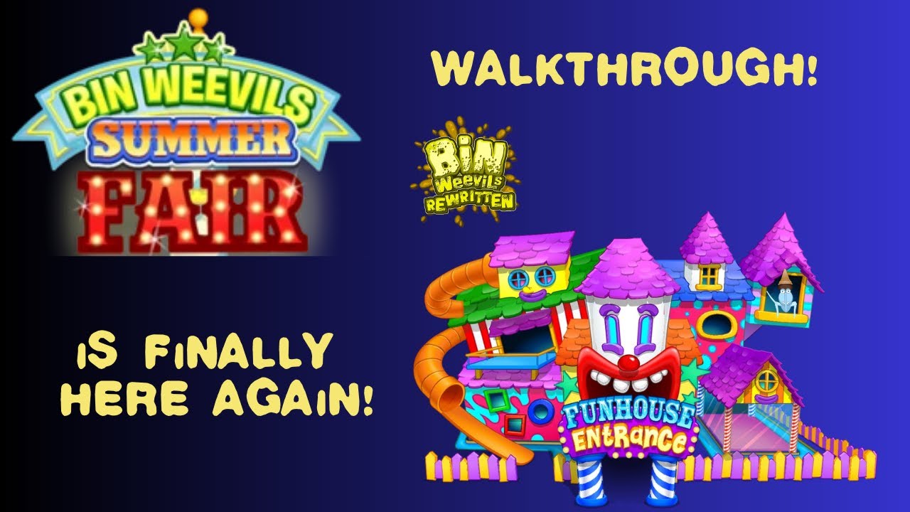 Bin Weevils Rewritten Summer Fair! Lets explore! - YouTube