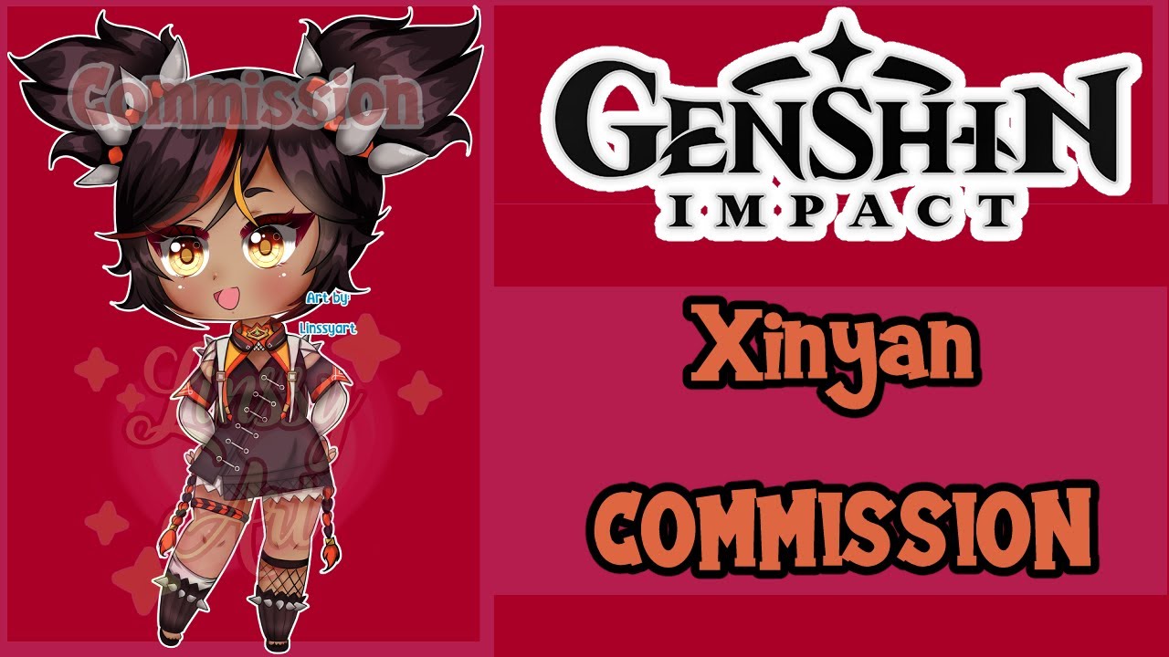 ♥Speedpaint♥ Genshin Impact - Xinyan - Chibi art - Commission Open ...