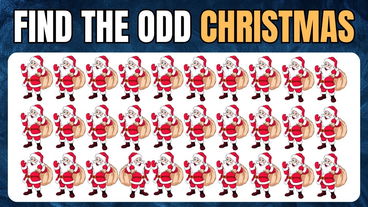 Find the ODD One Out - Christmas - #findtheodd #findtheoddones - YouTube