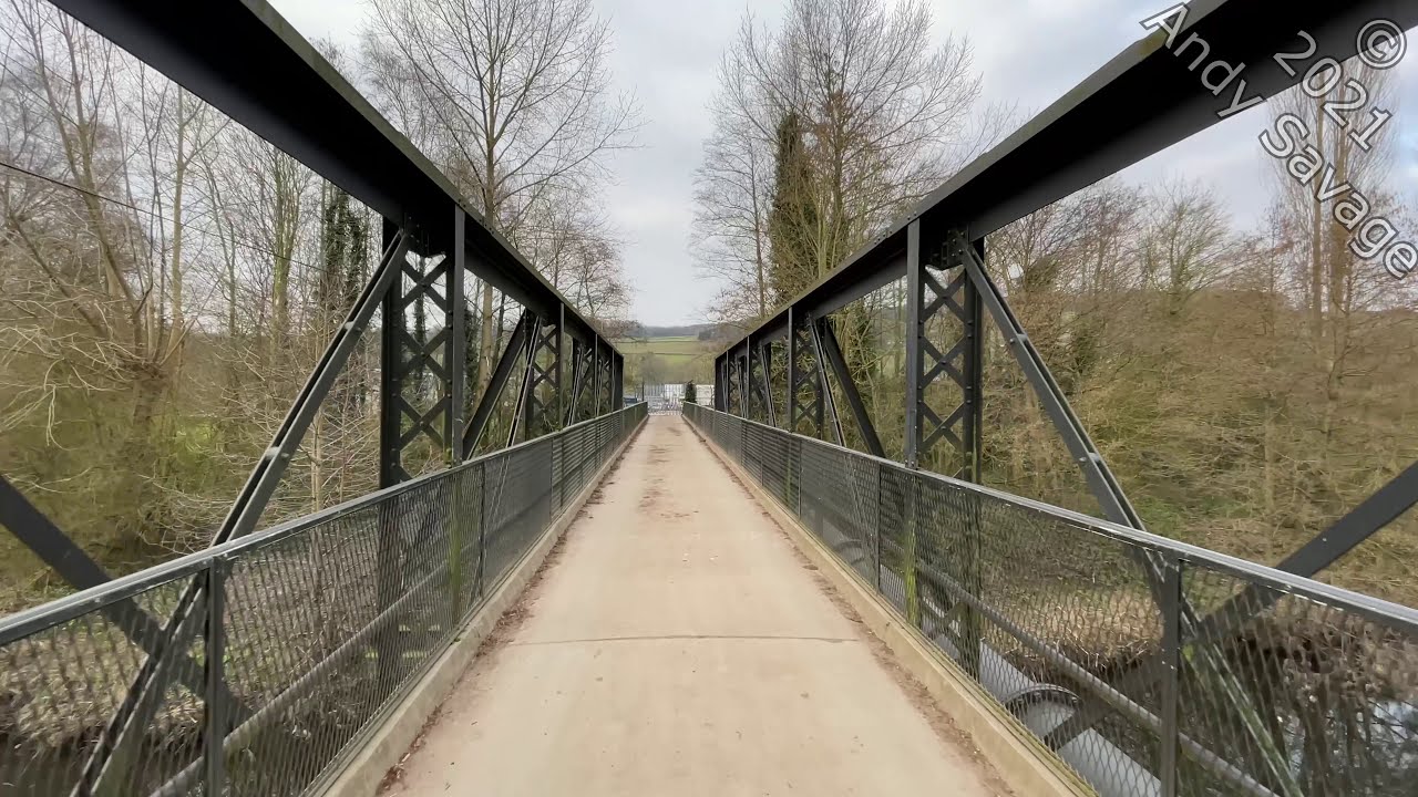 Belper water Treatment works foot Bridge, made by Andrew Handyside in ...