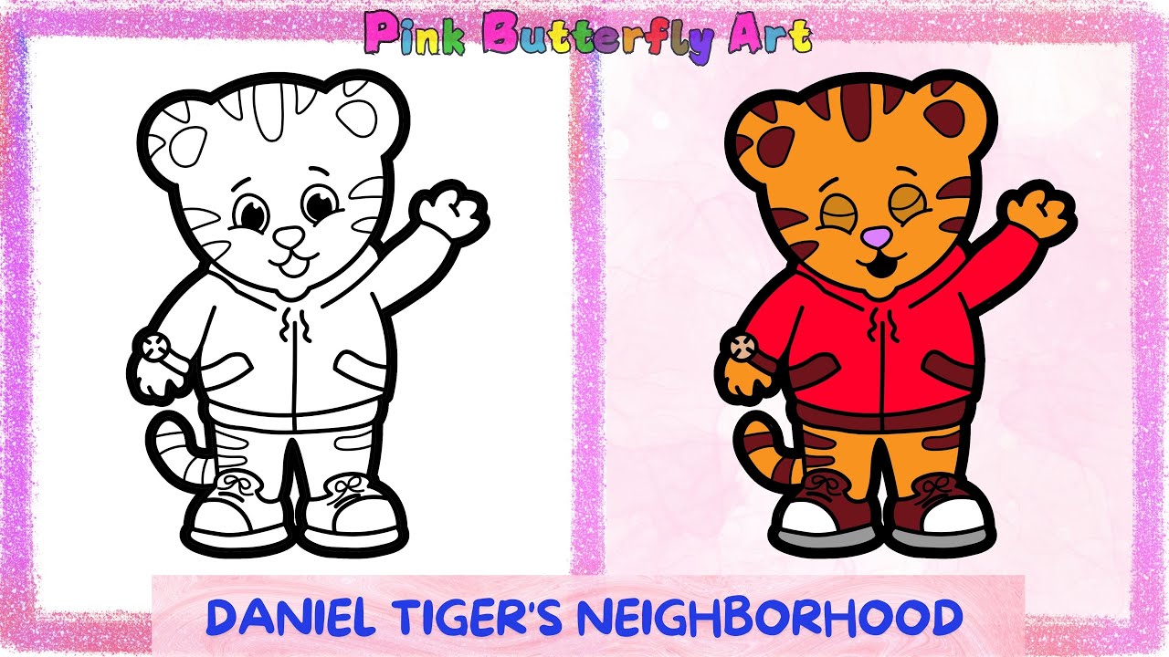 How to Draw Daniel Tiger's Neighborhood | Drawing Animations for Kids # ...