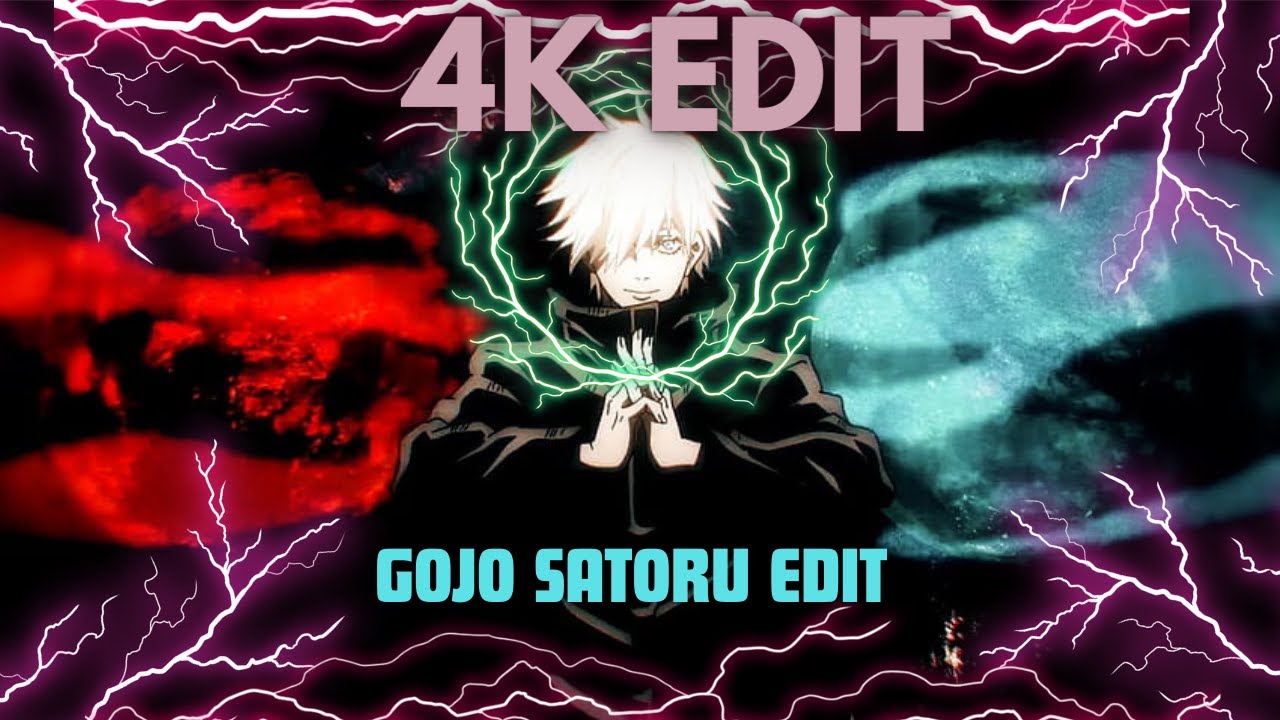 GOJO 4K EDIT🔥- [Jujutsu Kaisen] ⸢Edit⸥ #edit #jujutsukaisen #gojo - YouTube