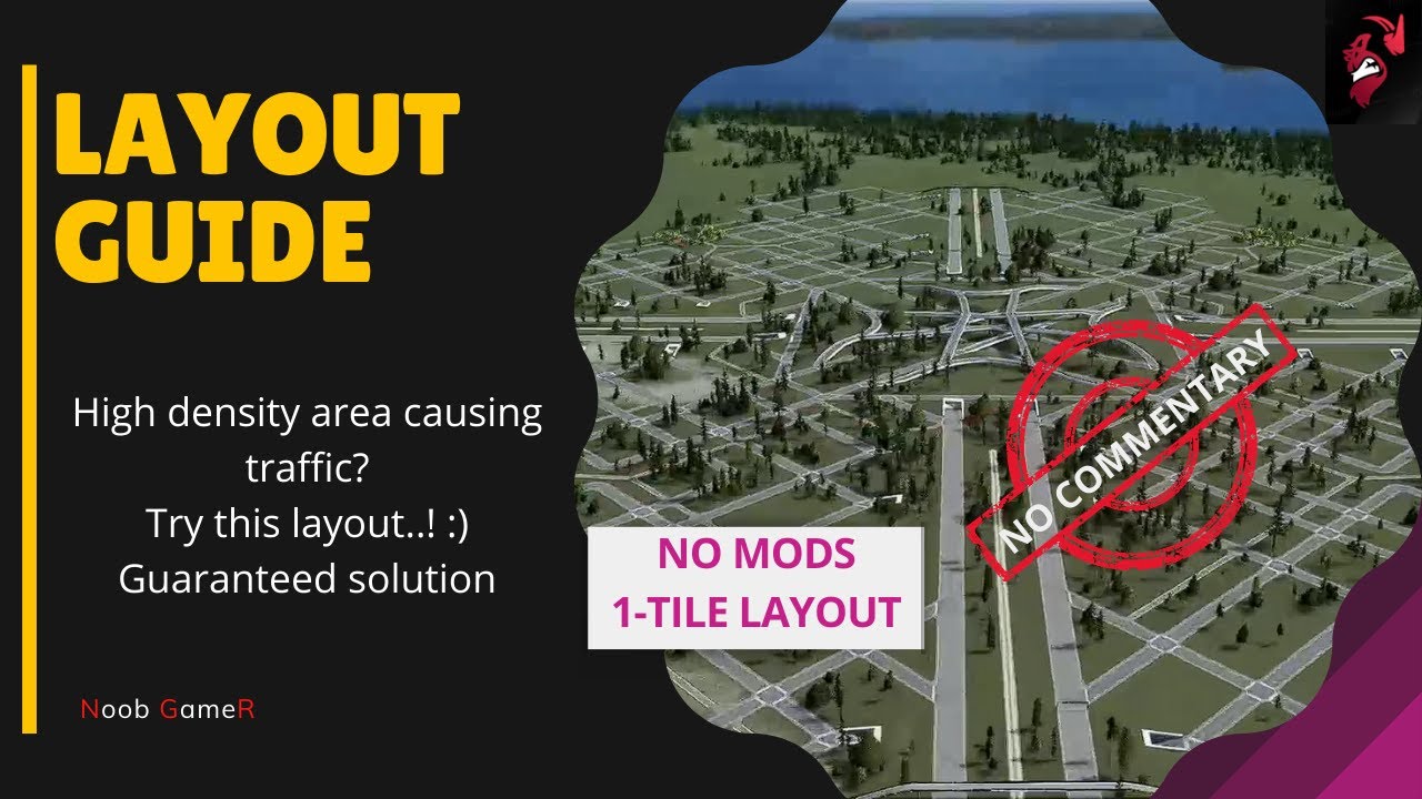 A Perfect HIGH DENSITY Layout | Cities Skylines Beginner's Guide ...
