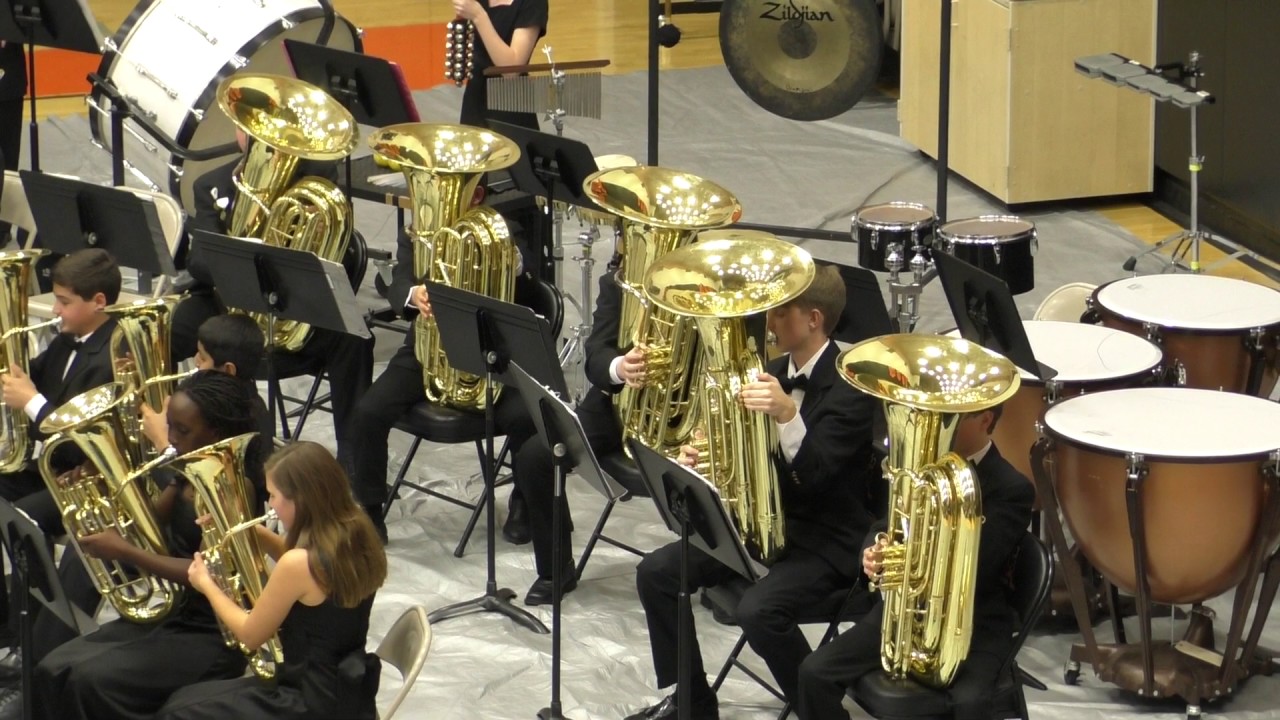 Bumpus Middle School Symphonic Band - Fall 2016 Concert - YouTube