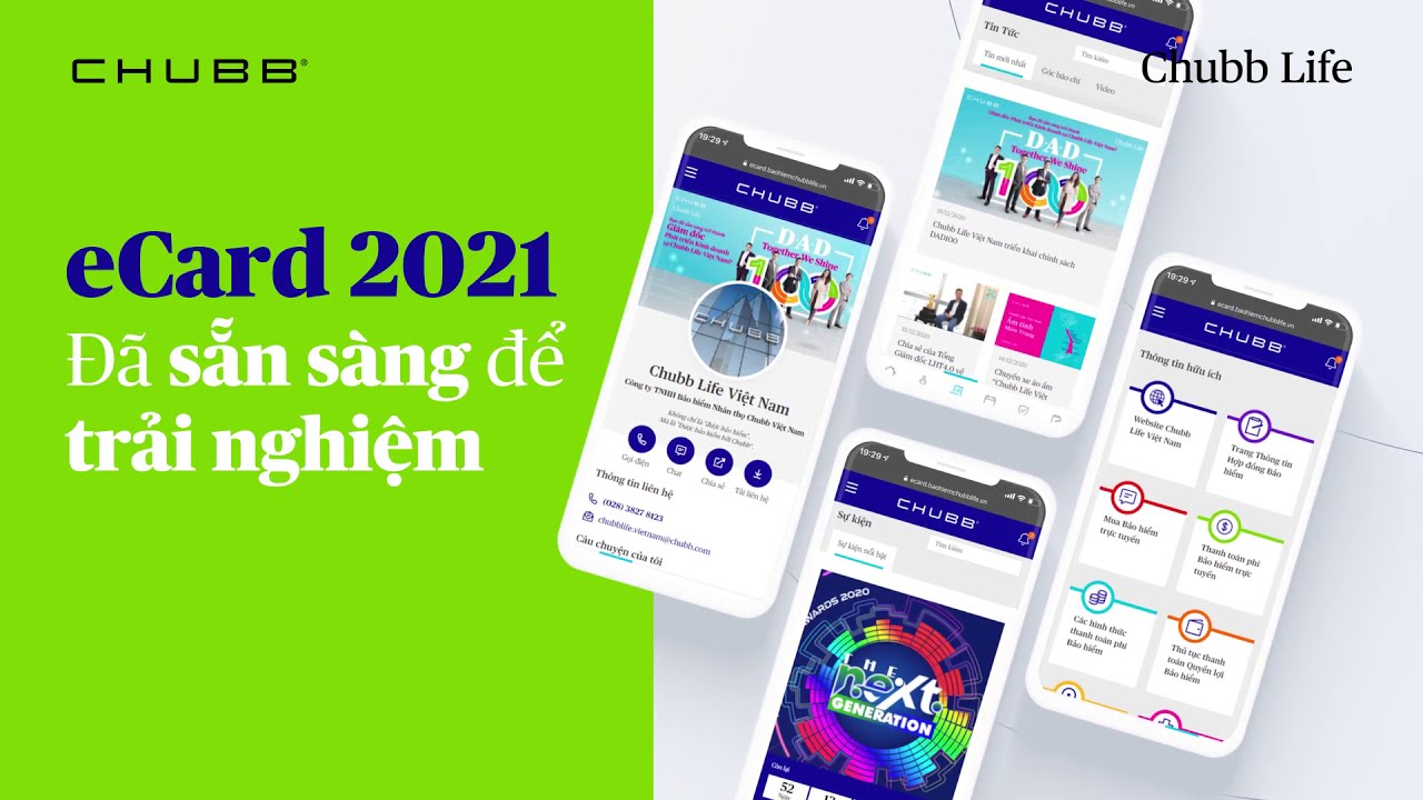 Chubb Life Việt Nam giới thiệu eCard phiên bản mới “đa tiện ích” - YouTube