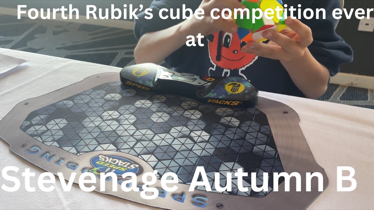 4th wca Rubik’s cube competition at Stevenage Autumn B - YouTube