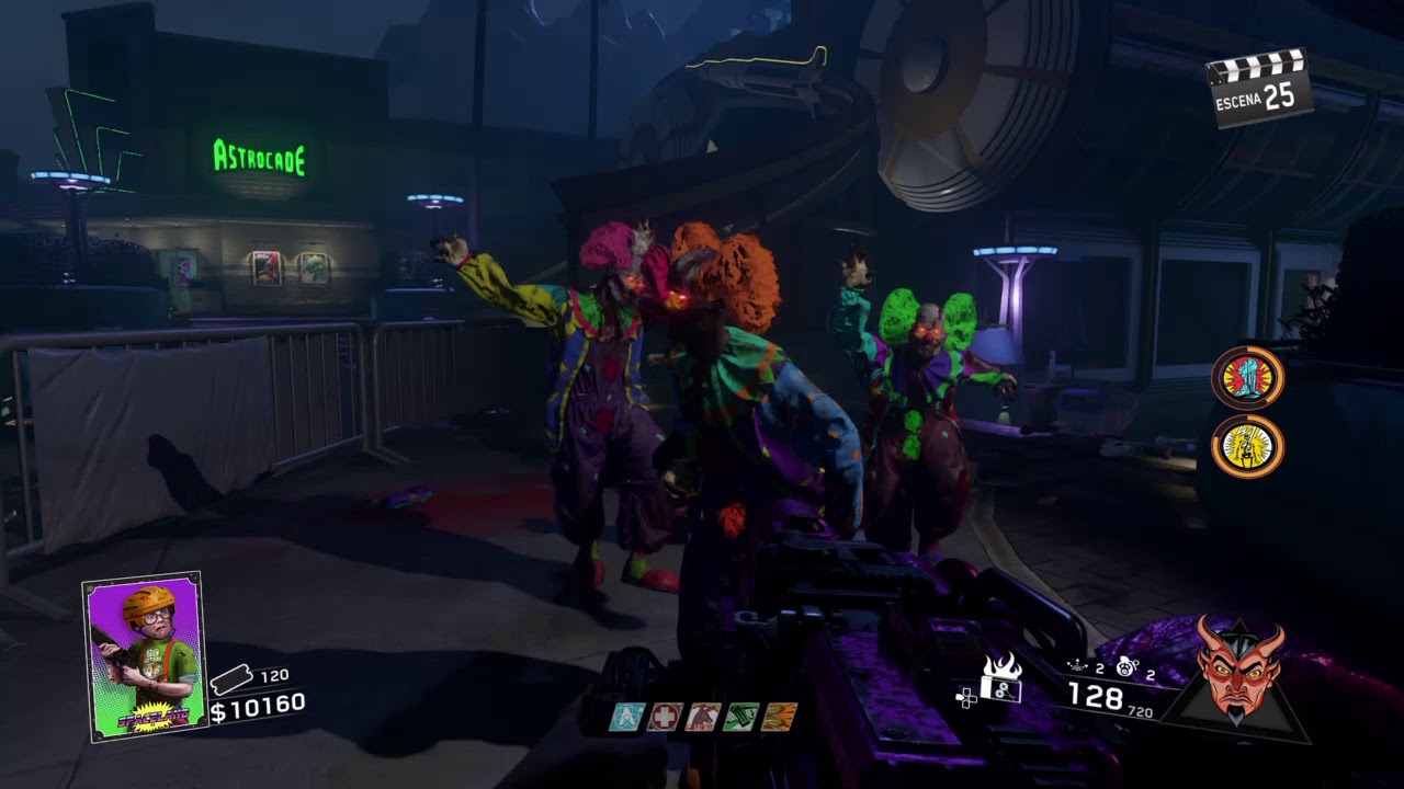 CoD: Infinite Warfare Zombis in Spaceland Bug Clowns - YouTube