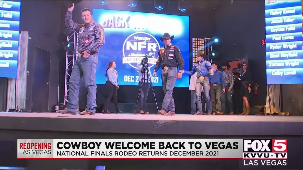 National Finals Rodeo gets cowboy welcome back to Las Vegas - YouTube