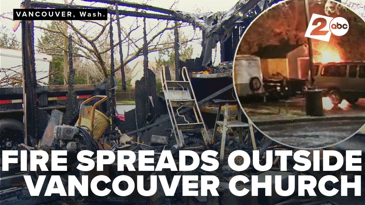 Porta-potty fire spreads, destroys storage shed at Vancouver church ...