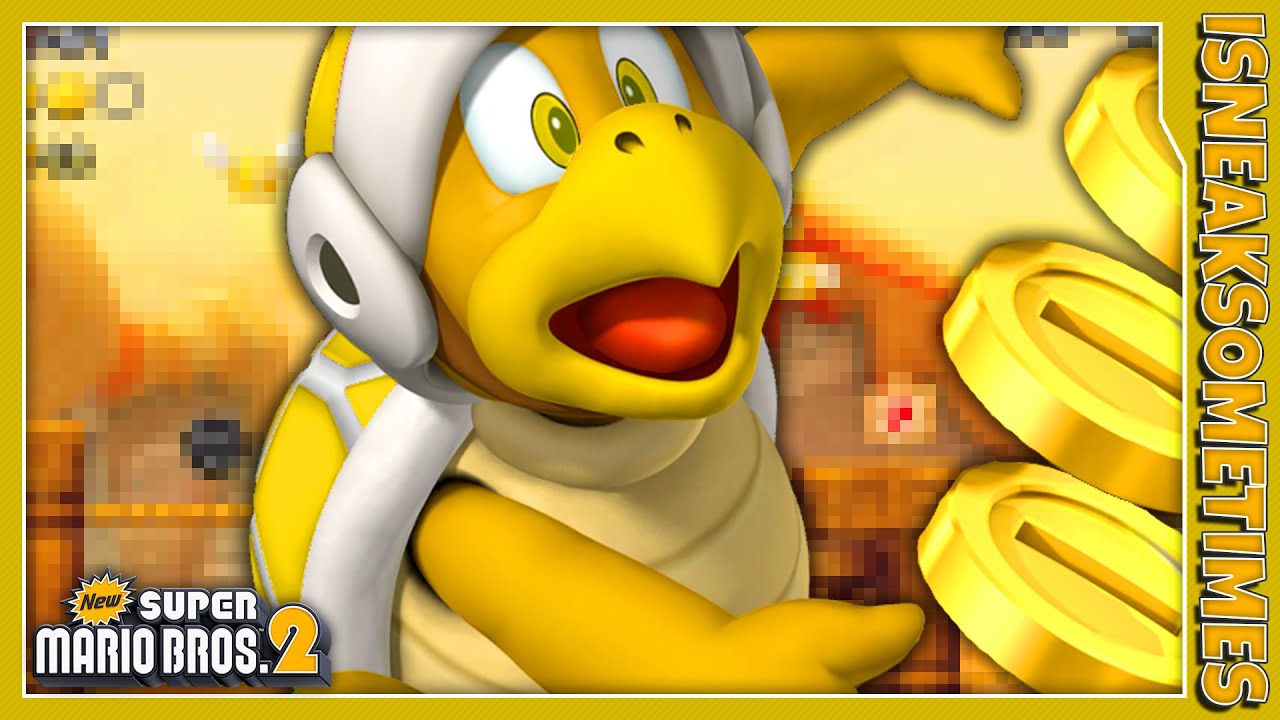 "COIN BRO" New Super Mario Bros. 2 - World 2 | iSneakSometimes Let's ...