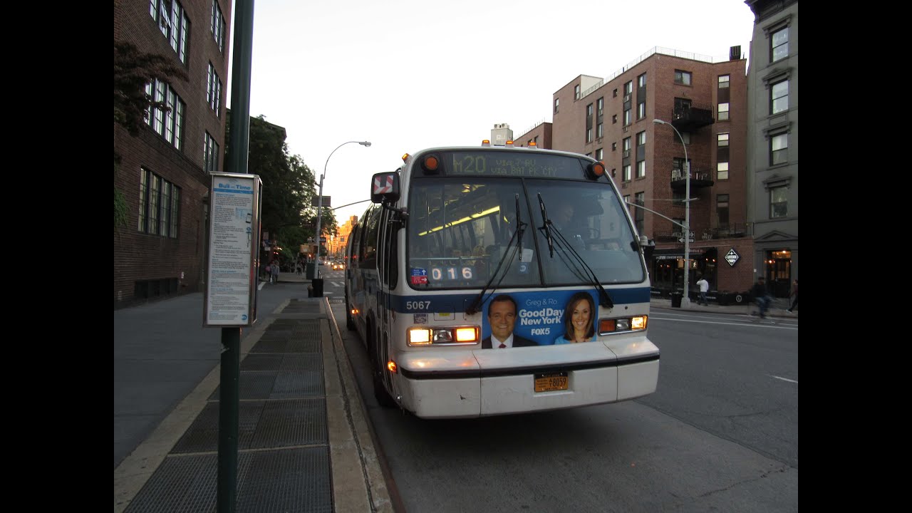 MTA NYCT Bus: Nova RTS #5067 on the M20 - YouTube