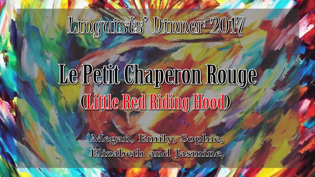 Le Petit Chaperon Rouge Little Red Riding Hood - YouTube