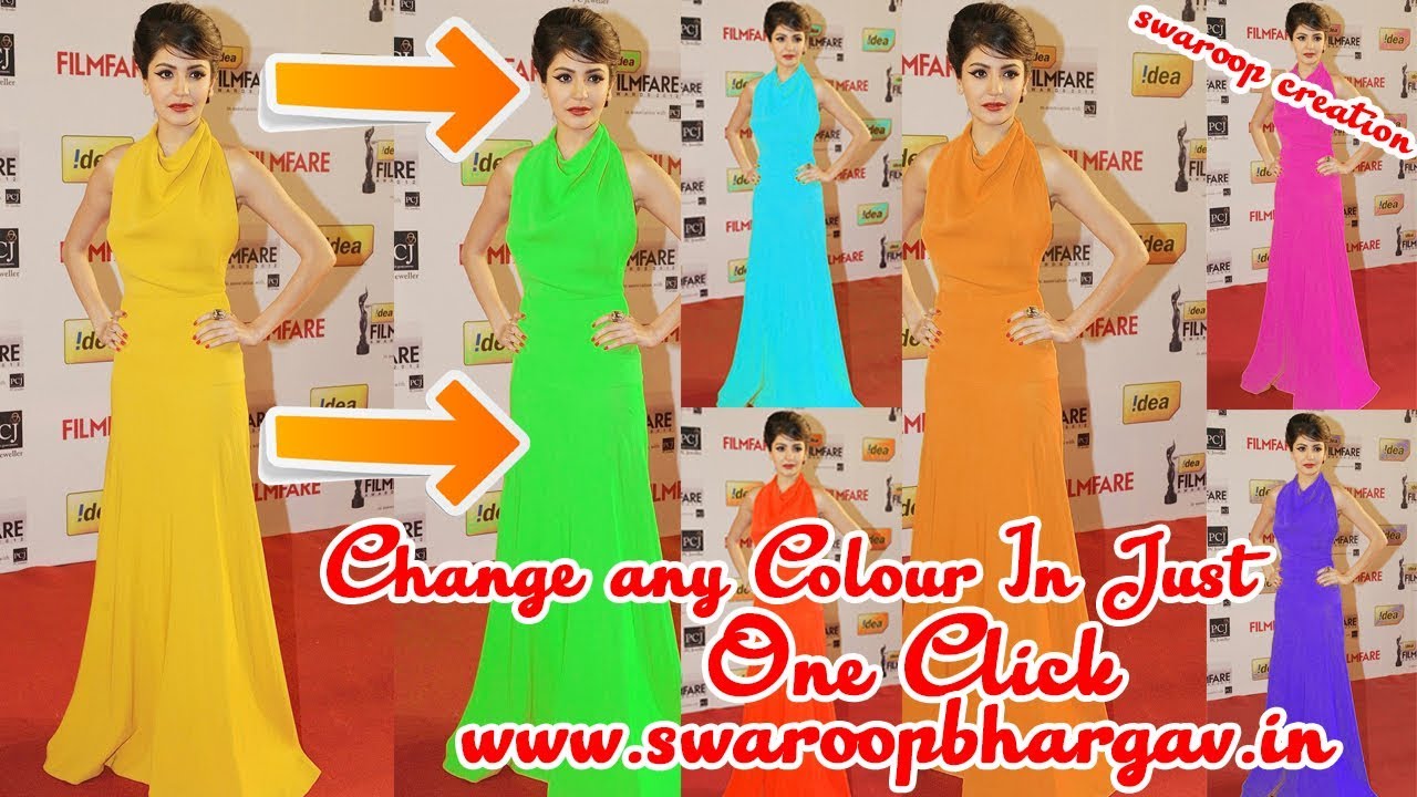 Change Any Colour In Your Desire Colour In One Click - YouTube
