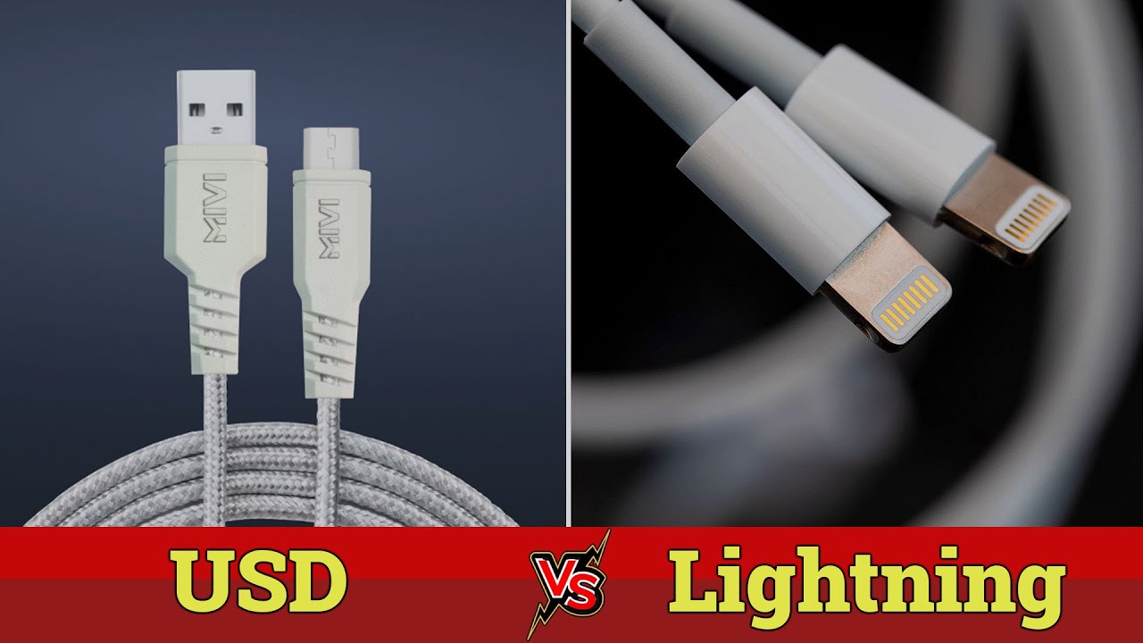 USB C vs Lightning Cable - YouTube