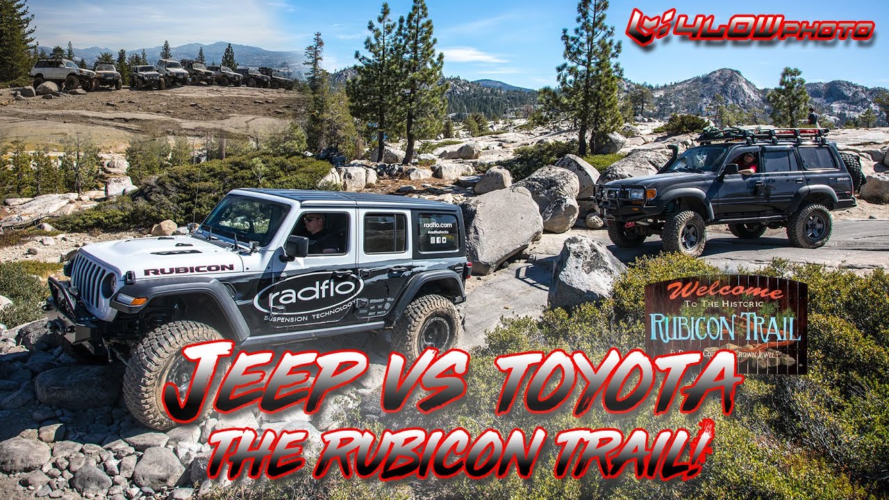 Jeep vs Toyota on the Rubicon Trail | RAW Audio Only | Start to Finish ...