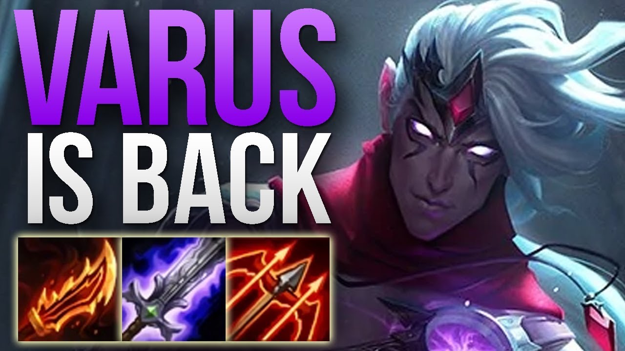 VARUS PATCH 8.22 IS AMAZING! | CHALLENGER VARUS ADC GAMEPLAY | Patch 8. ...