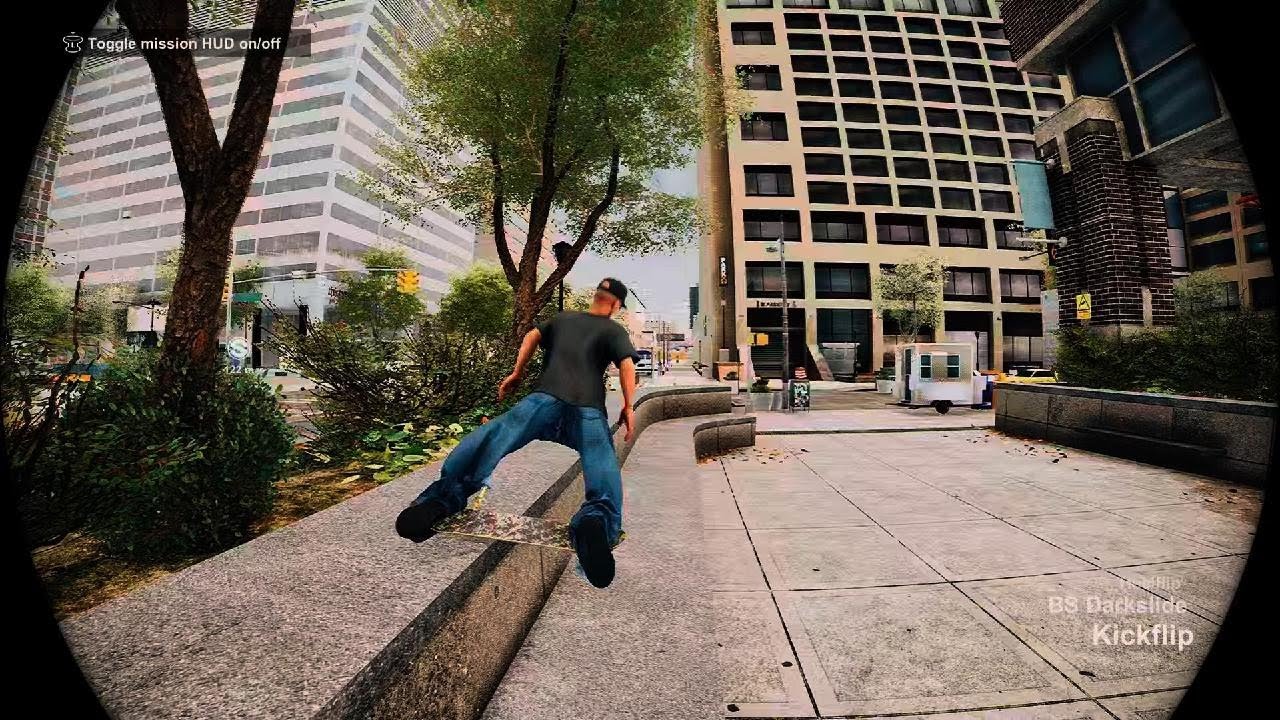 Session: Skate Sim Darkslide Kickflip Darkslide - YouTube
