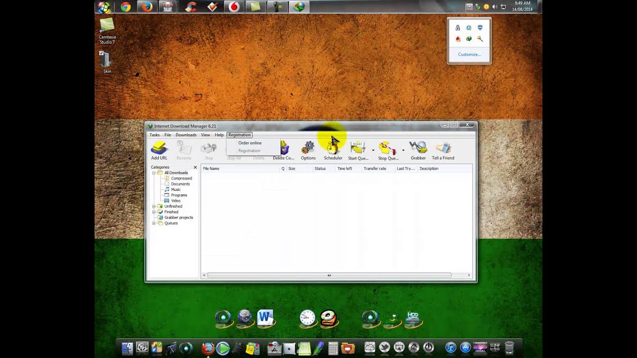 How to Add and change Skin of IDM - YouTube