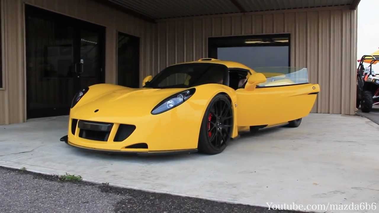 Hennessey Venom GT 1200HP, Veyron Killer! - Engine Fire Up! - YouTube