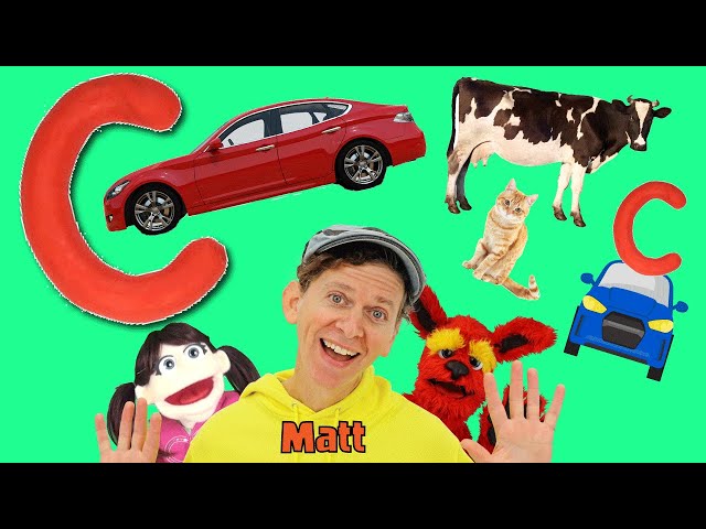 Letter C Song | Learn the Alphabet with Matt | What Starts with C ...